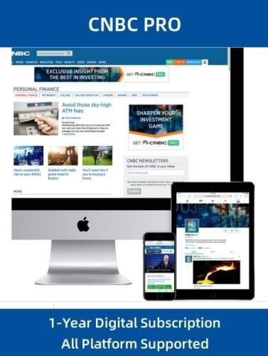 CNBC PRO Subscription All Access 1 Year, 1 Year Warranty - DIGISUBSCRIPTION